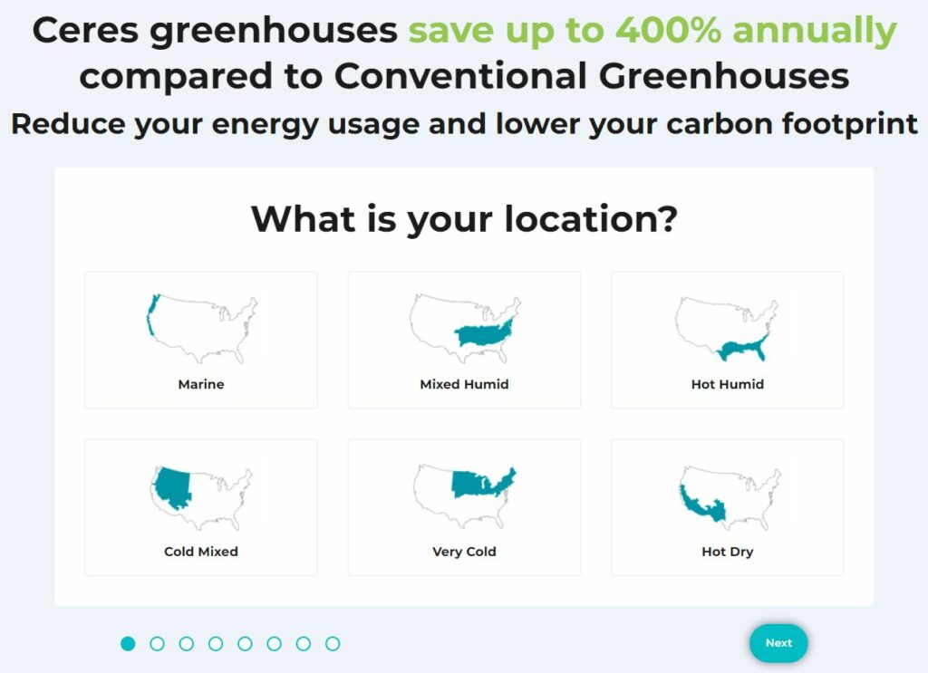 Energy Calculator | Ceres Greenhouse